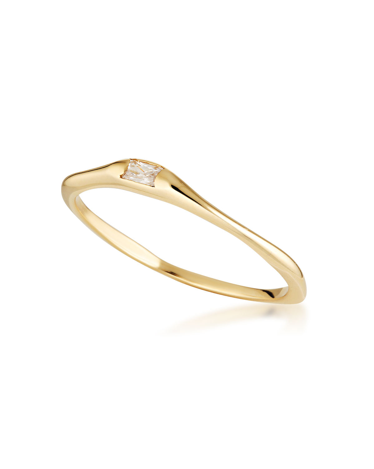 Dainty Minimal Stacking Rings | 9k Gold Sterling Silver | Sit & Wonder