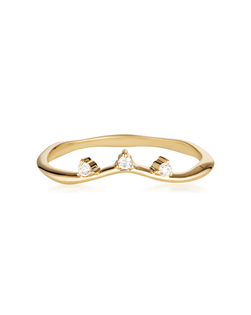 Dainty Minimal Stacking Rings | 9k Gold Sterling Silver | Sit & Wonder