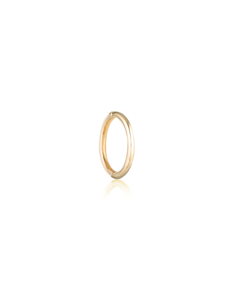 Sleeper Halo Hoop Earrings | Clicker Hoop | 9k Yellow Gold - Sit & Wonder